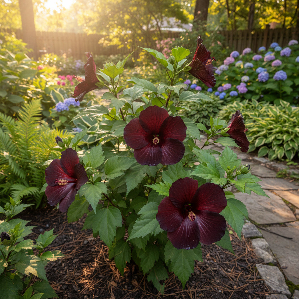 black-maroon-hibiscus-planting-seeds-100-pcs – Pure Asia Seeds