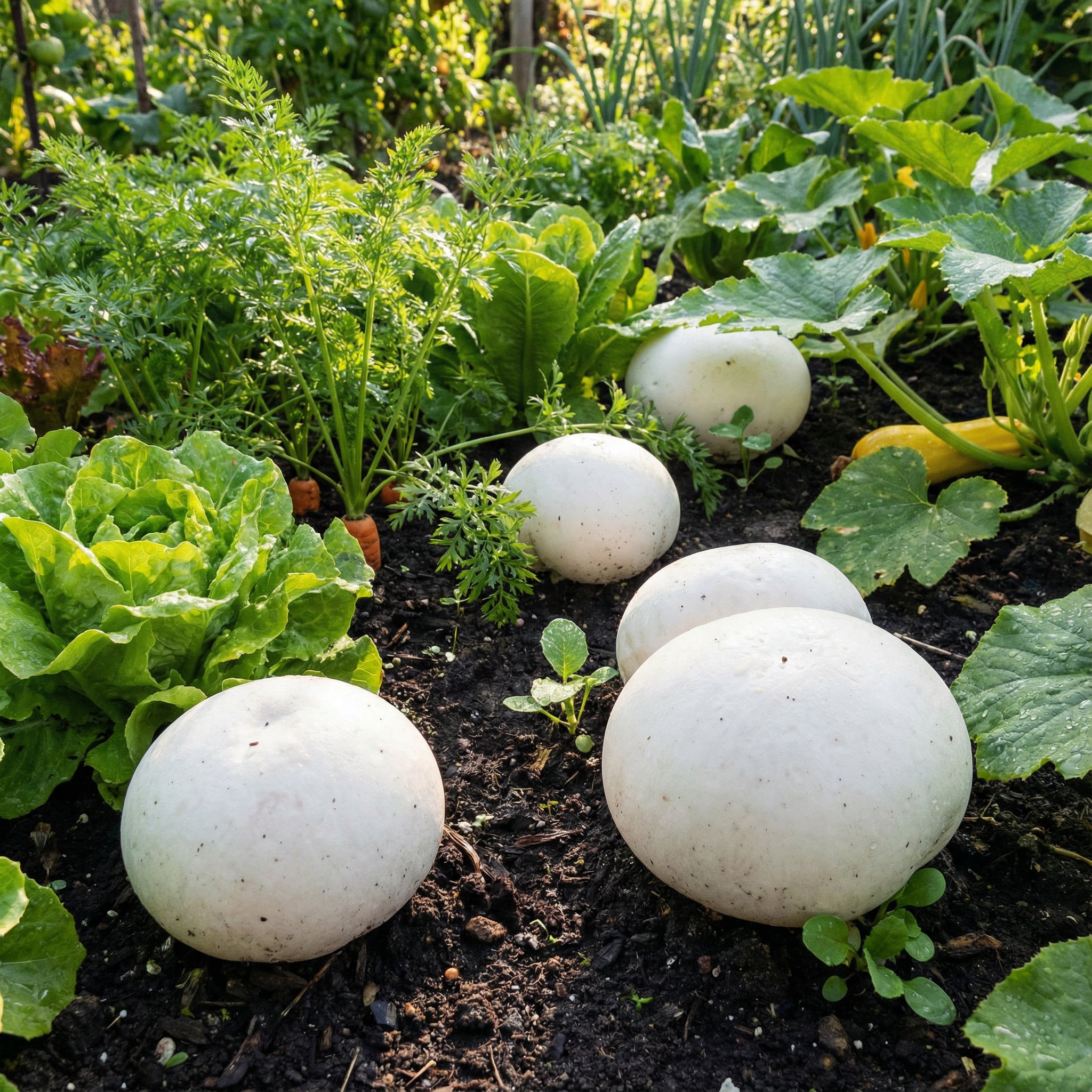 Puffball Mushroom Vegetable Planting Seeds Organic Garden Seeds – Pure ...
