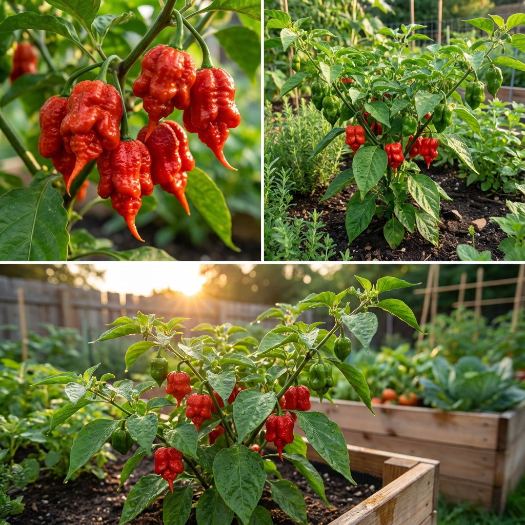 Carolina Reaper Pepper Seeds Organic Garden Seeds – Pure Asia Seeds